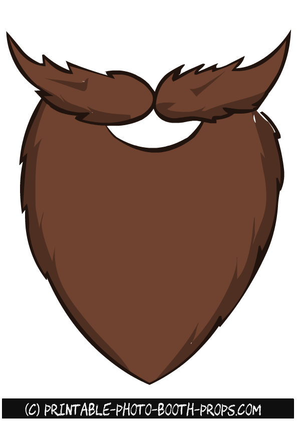 Printable Beard Template DocTemplates